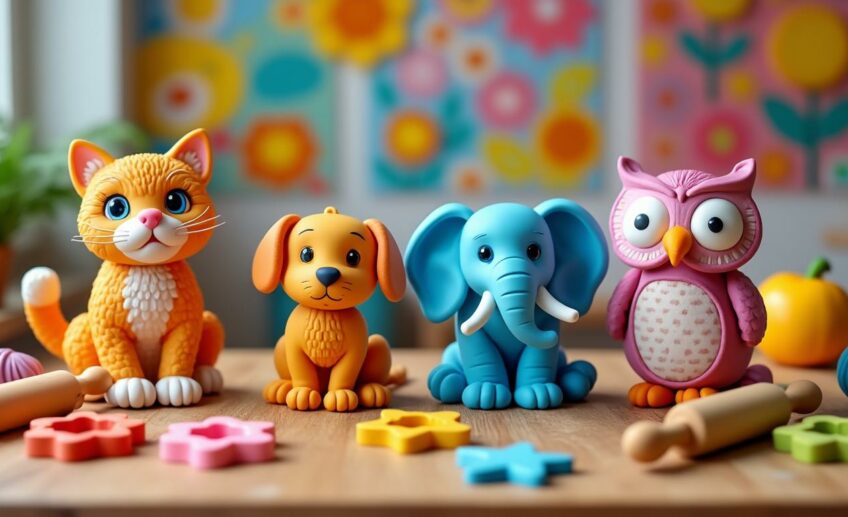 Les animaux en pâte à modeler pour la maternelle : un moyen créatif d ...