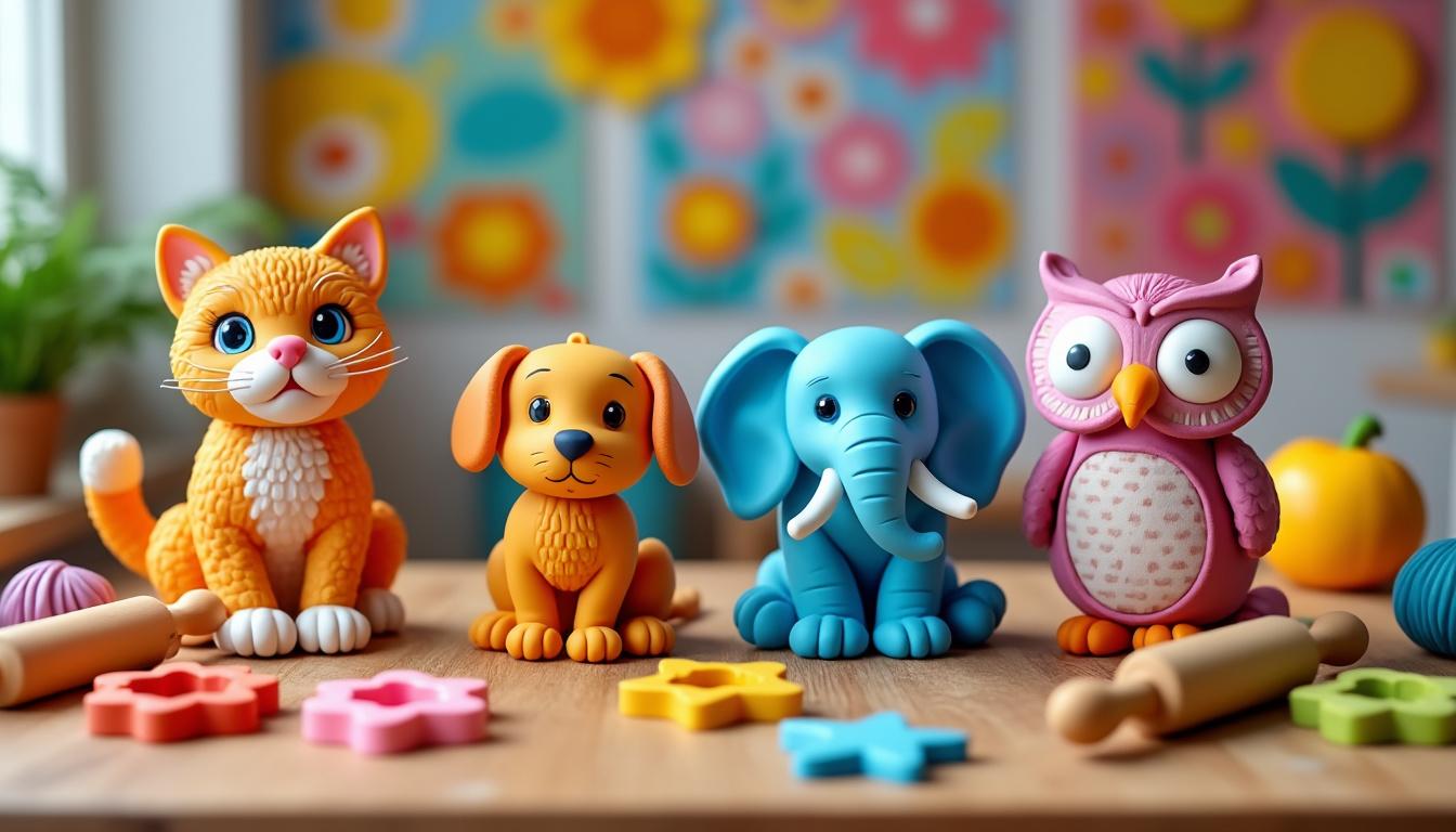 Les animaux en pâte à modeler pour la maternelle : un moyen créatif d ...