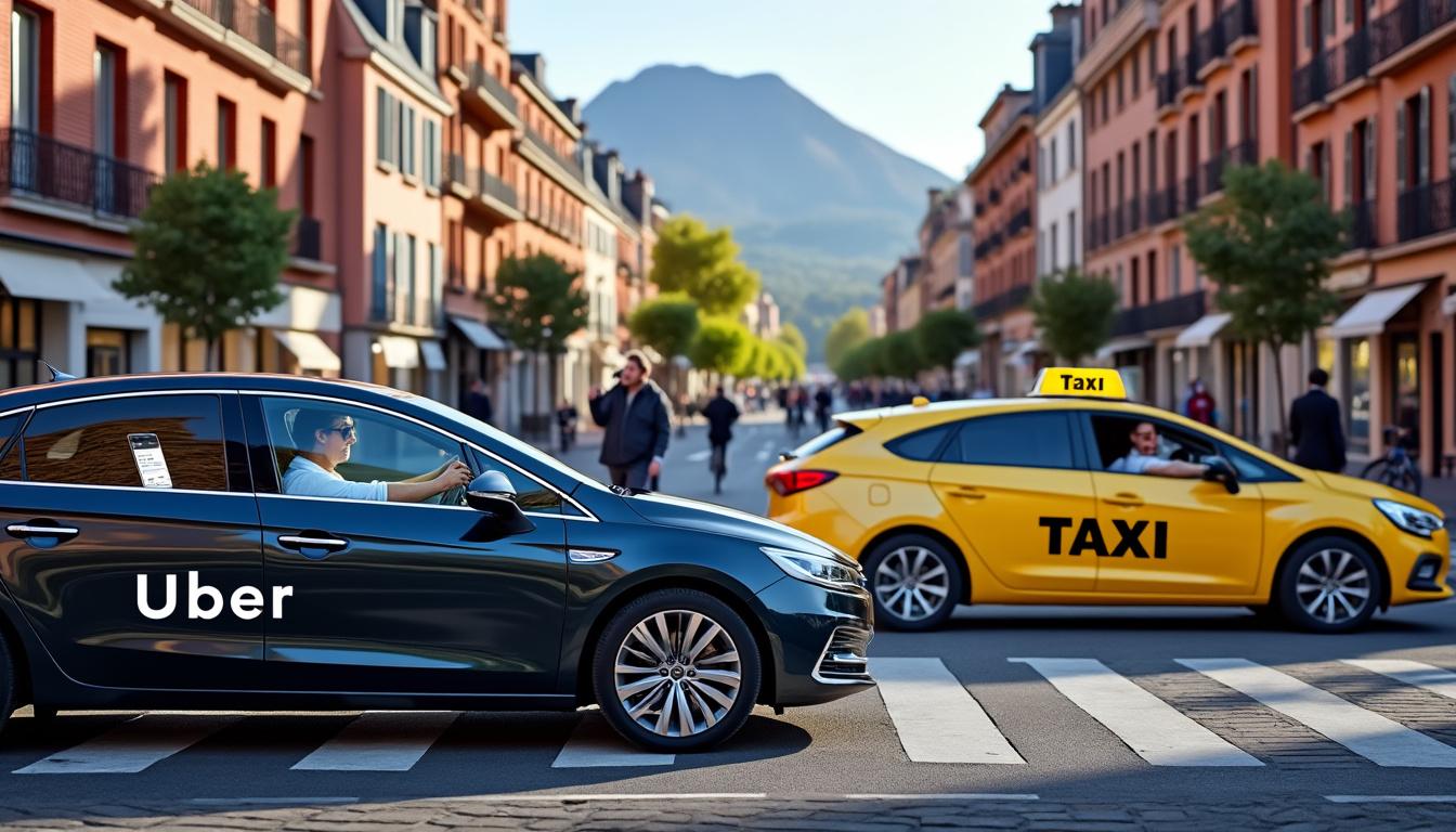 Les différences essentielles entre Uber et taxi sur la ville de ...