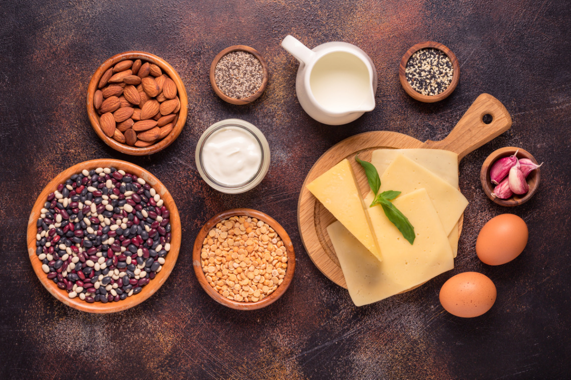 Tous les aliments riches en calcium