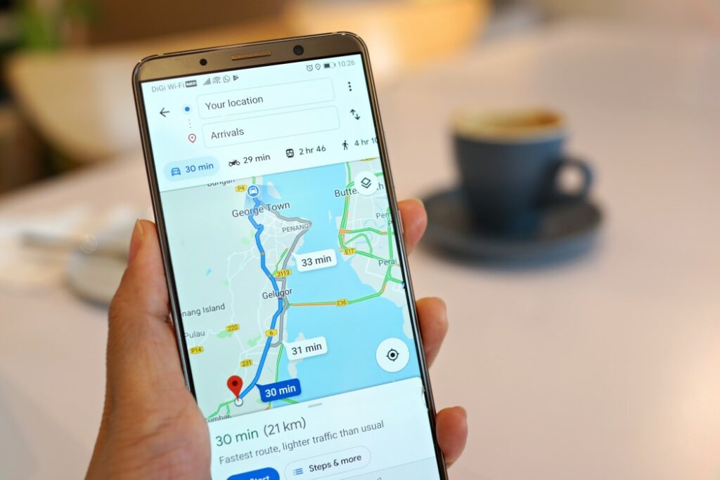 Découvrir la géolocalisation sur la carte de google map